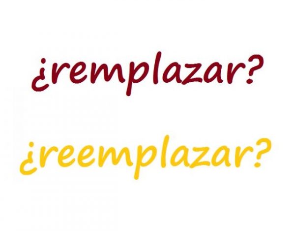 Cómo se escribe: reemplazar o remplazar